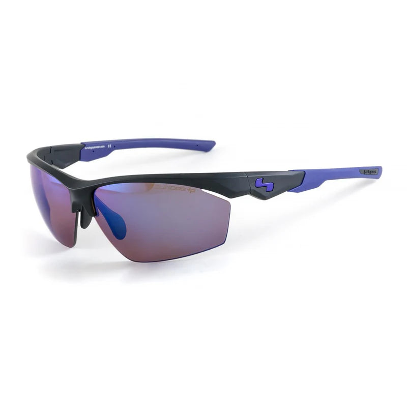 Sunglasses - Sundog ALPHA Polarized Lens Glasses, Matte Black/Brown Ic ...
