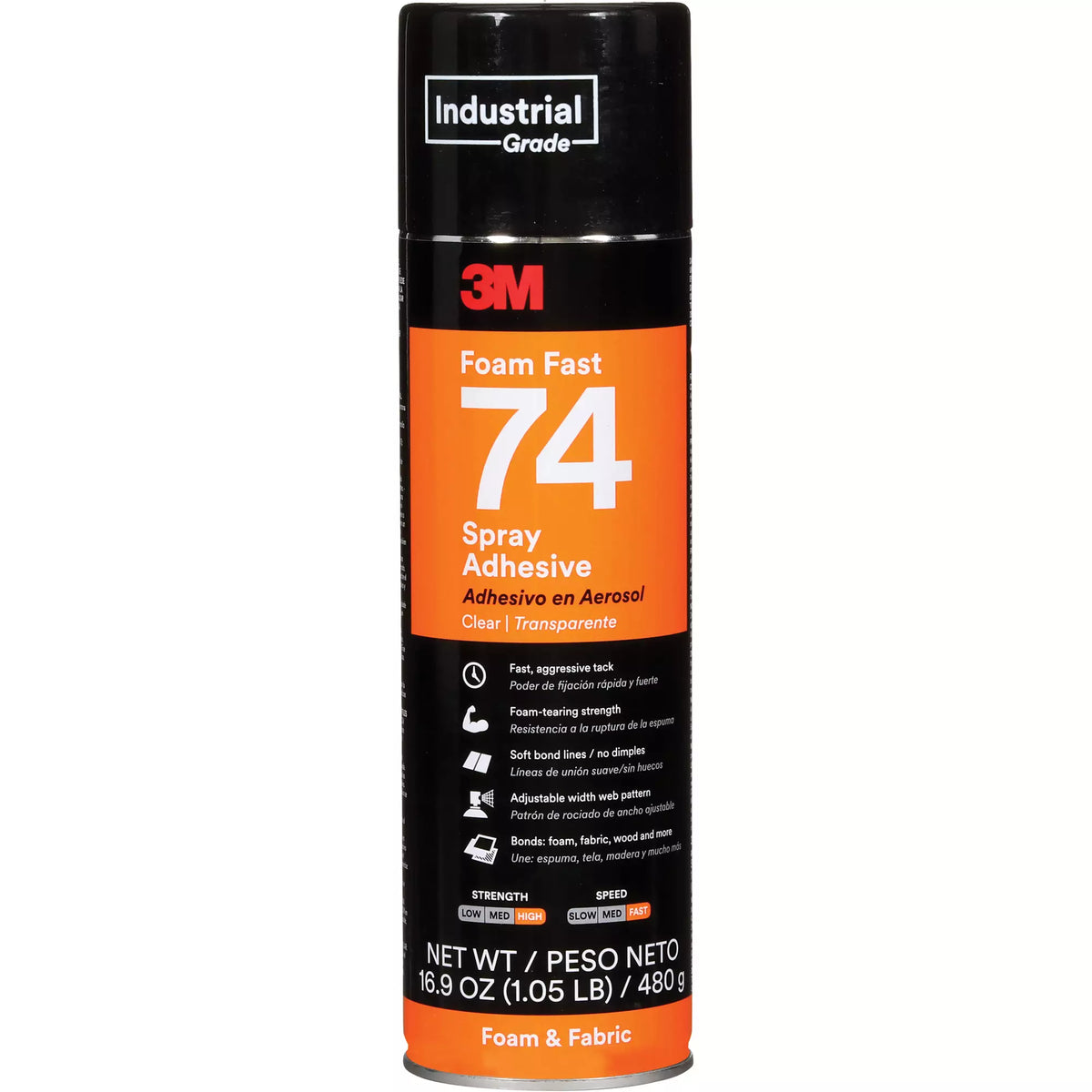 Adhesive Spray - 3M Foam Fast 74 Spray Adhesive, 74-24OZ-IND – Hansler ...