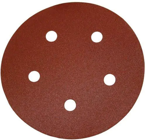 Abrasive Disc - Mirka Coarse Cut 5 in 5 Hole Grip Vacuum Discs, 50/pkg ...