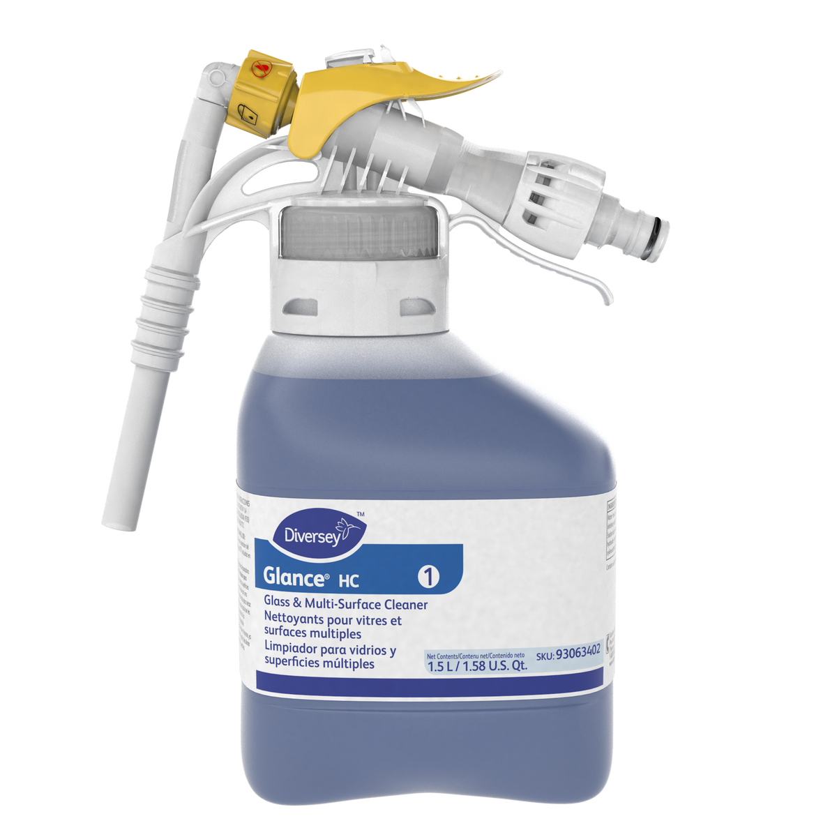Glass Cleaner - Diversey Glance® HC Glass & Multi-Surface Cleaner, 930 ...