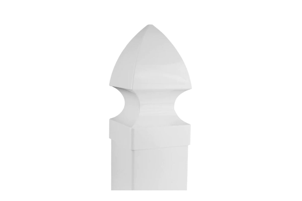Fence Post Cap - Classy Caps 5" x 5" Gothic PVC Post Cap, GF655 ...