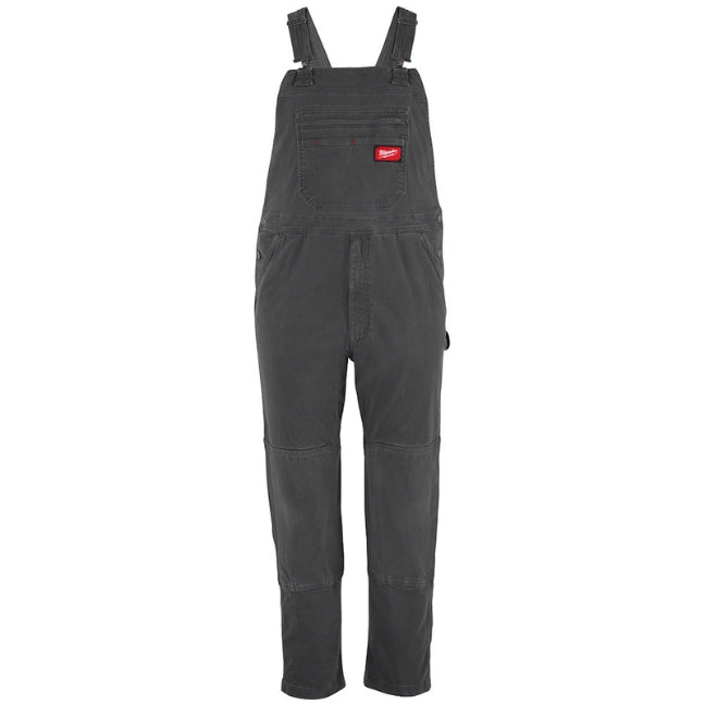 Work Bib Overalls - Milwaukee FREEFLEX™ Unlined Bib Overalls (Grey), M ...