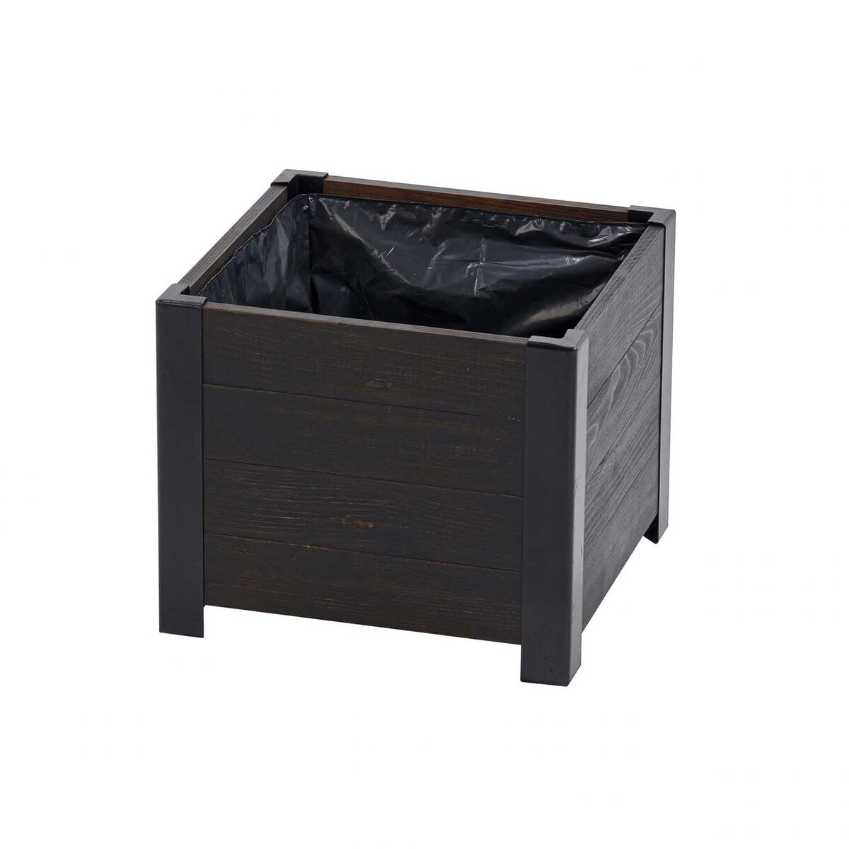 Planter - Grapevine Low-Profile Planter, FSC Recycled Wood, Square, Co ...