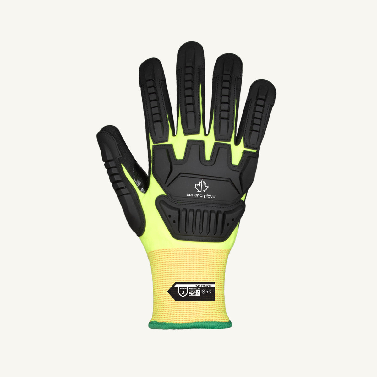 Anti-Impact Gloves - Superior Glove Dexterity® Hi-Viz Anti-Impact Glov ...