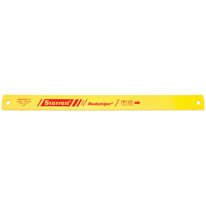 Hacksaw Blade - Starrett 24" Solid High Speed Steel Power Hacksaw Blad ...