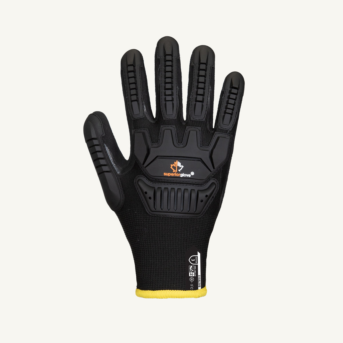 Anti-Impact Gloves - Superior Glove Dexterity® Latex Palm Impact Resis ...
