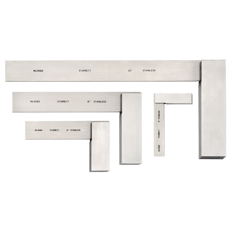 Precision Square - Starrett Toolmakers Stainless Steel Square Set, S30 ...