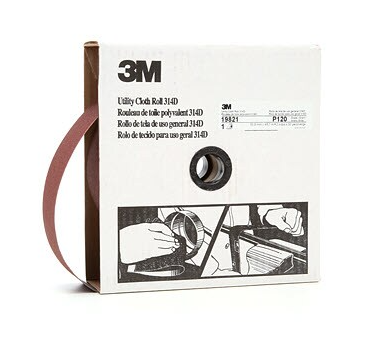 Utility Cloth - 3M™ Utility Cloth Roll, P80, P100, P180, 1" or 2" x 18 ...