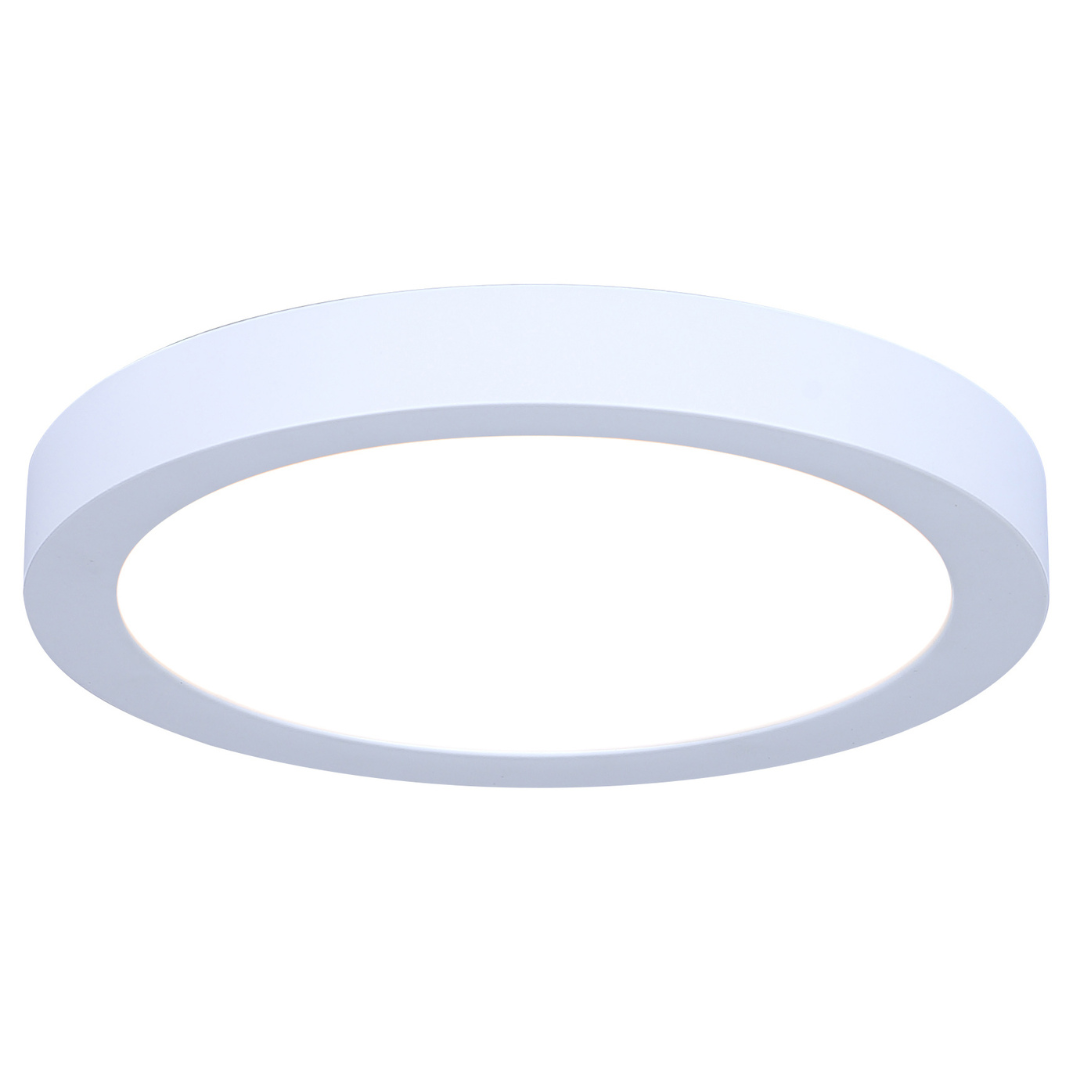 Flush Mount - Canarm White 12" LED Disc Light, SMD1225WH – Hansler Smith