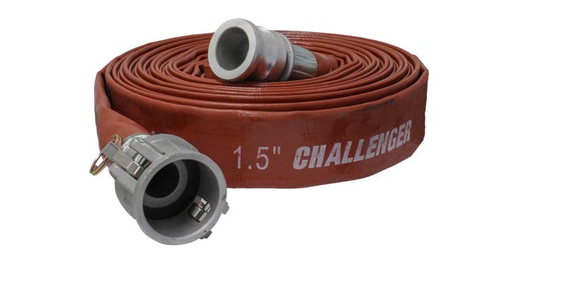 Water Hose - IRP Industrial Rubber Products Brown Layflat Heavy-Duty W ...