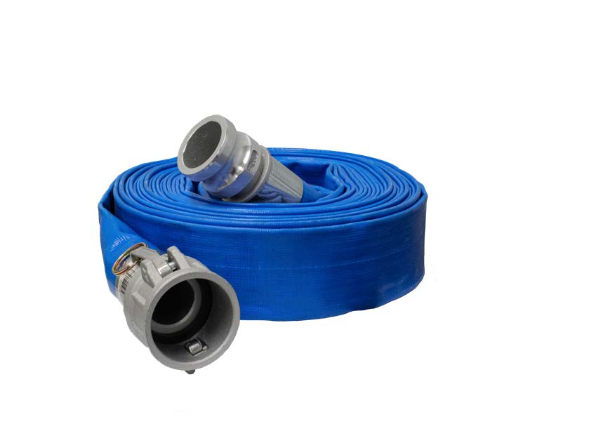 Water Hose - IRP Industrial Rubber Products Blue Layflat Water Hose, V ...