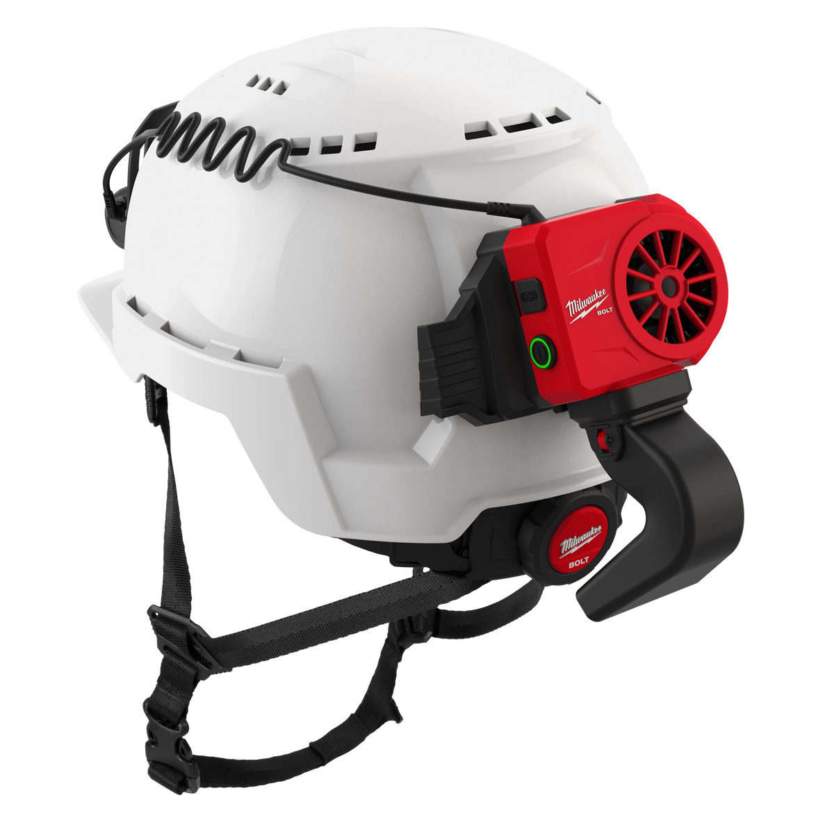 Hard Hat Fan - Milwaukee BOLT™ REDLITHIUM™ USB Cooling Fan, 48-73-1385 ...