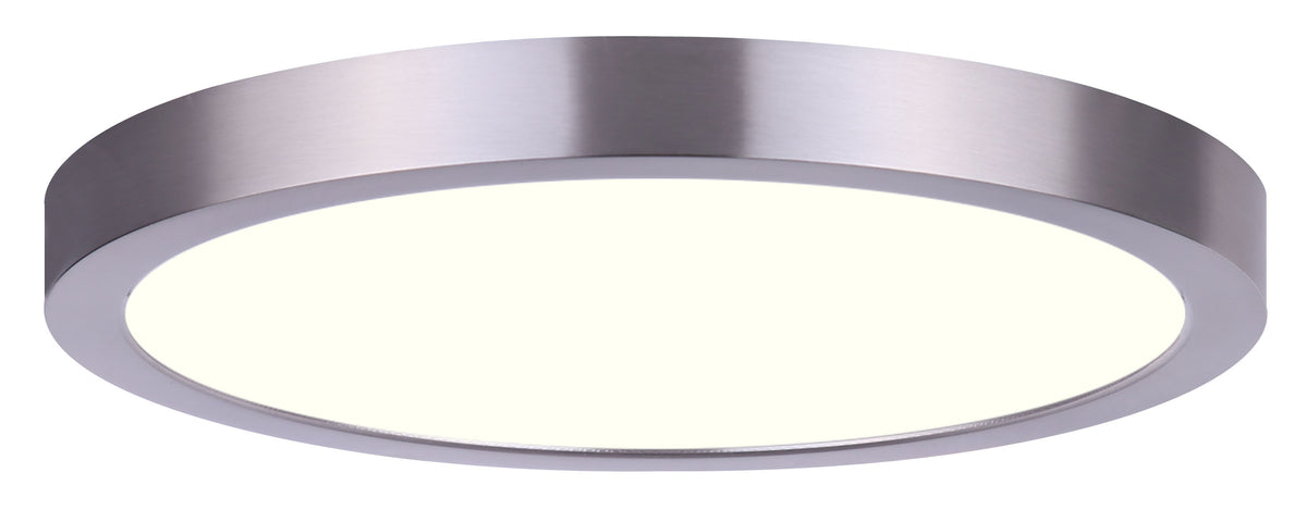 Flush Mount - Canarm LED 7" Disc Light, Brushed Nickel, DL-7F-15S-BN-C ...