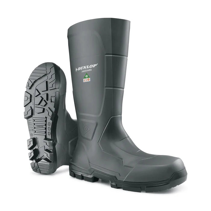 Work Boots - Dunlop 15" Jobguard Full Safety Resistant PVC Work Boots ...