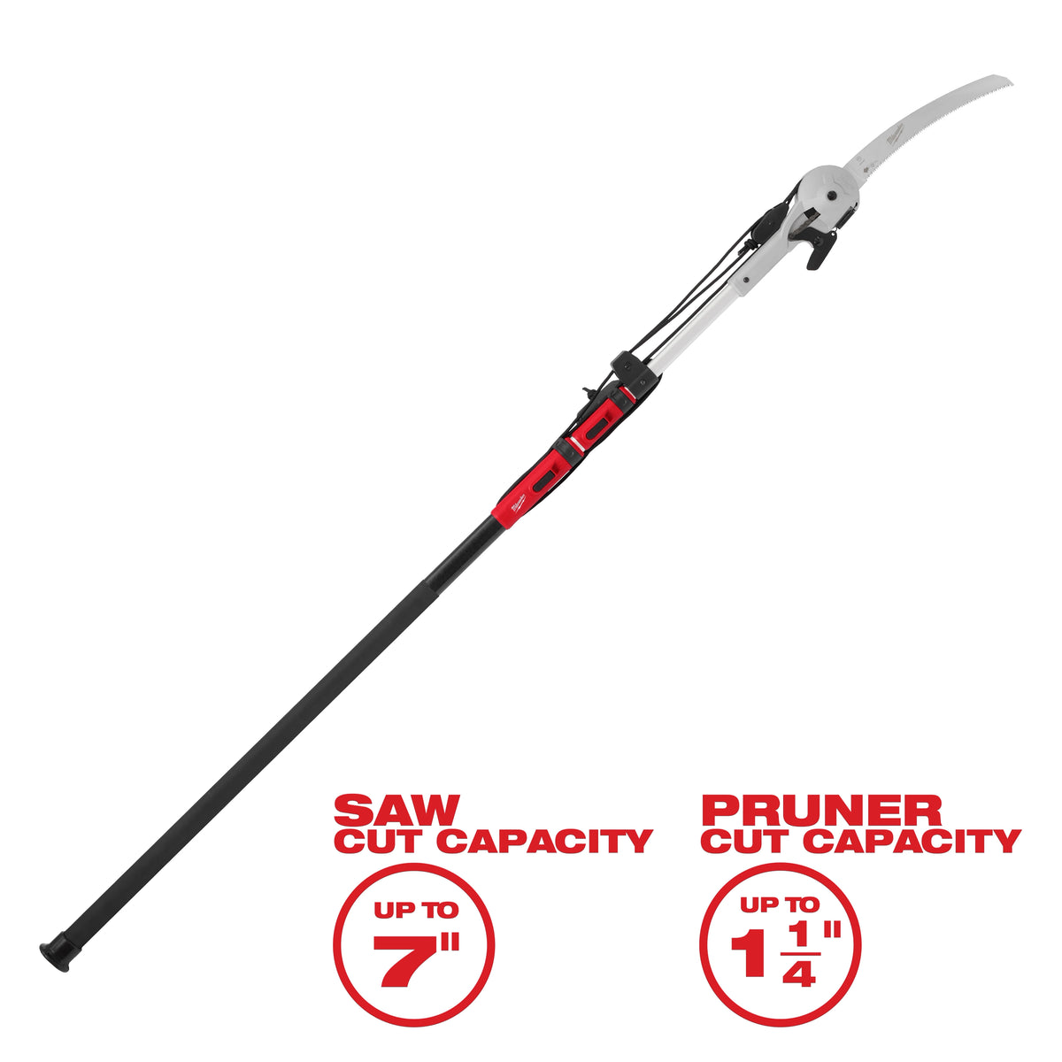 Tree Pruners - Milwaukee Extendable 7'-16' Pole Saw & Pruner, 48-22-93 ...