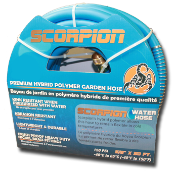 Water Hose - IRP Industrial Rubber Products Scorpion Water Garden Hose ...