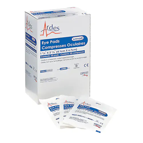 Bandages - PIP Dynamic™ Eye Pads Oval 3" x 2" (Box of 50), FAEP050 ...