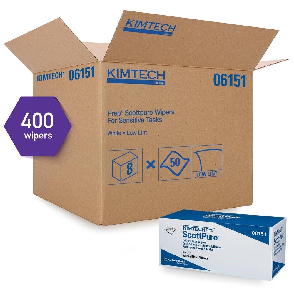 Wipers - Kimtech Prep™ Scottpure™ Critical Task Wipes, Carton, 06151 ...