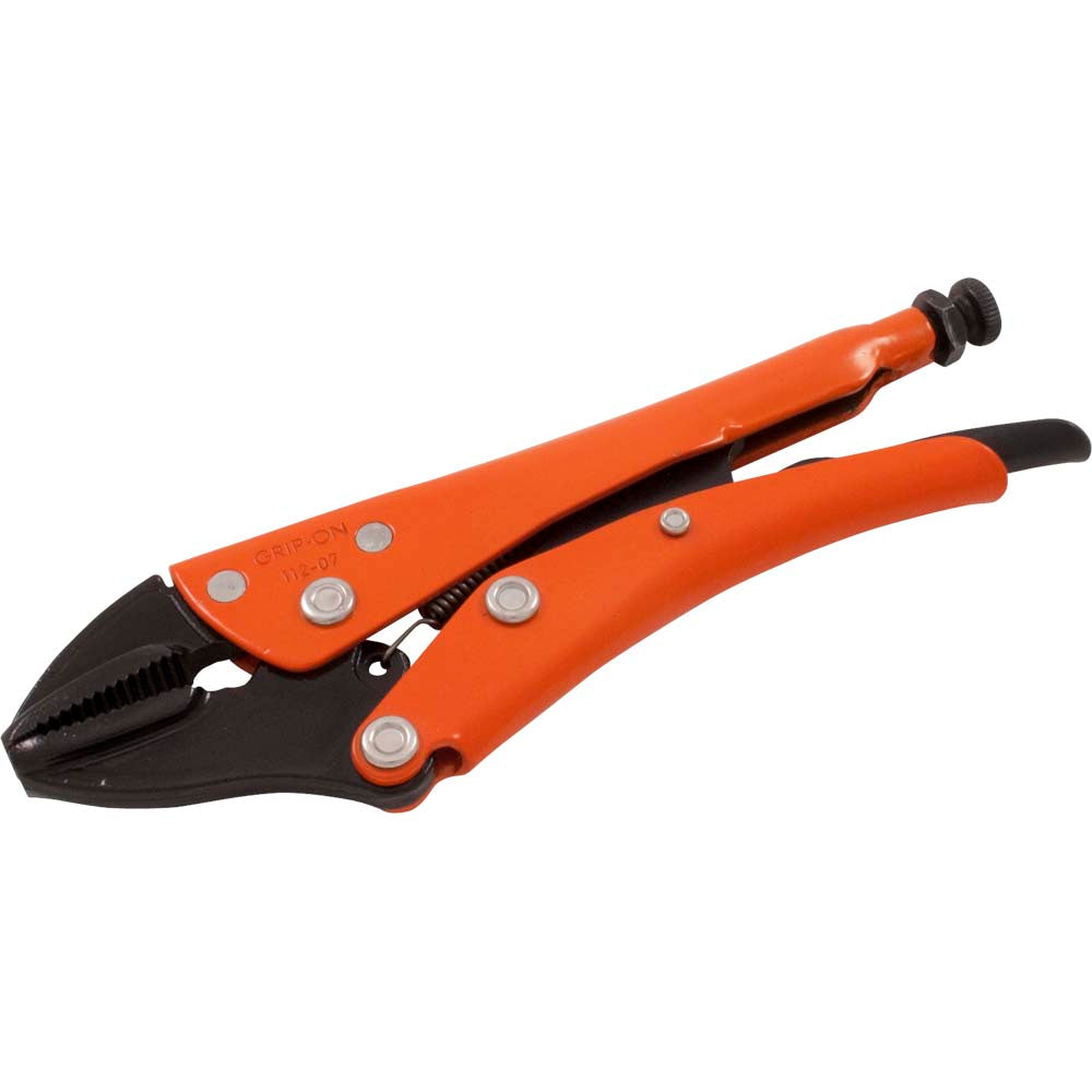 Pliers - Gray Tools Grip-On Locking Pliers Straight Jaws, 112-05 ...
