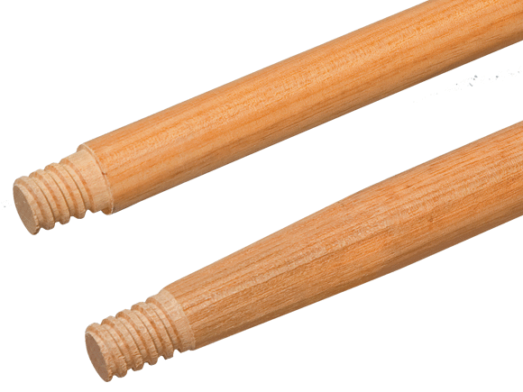 Broom Handles - M2 Professional 60" Threaded Wooden Handle, FH-W360 ...