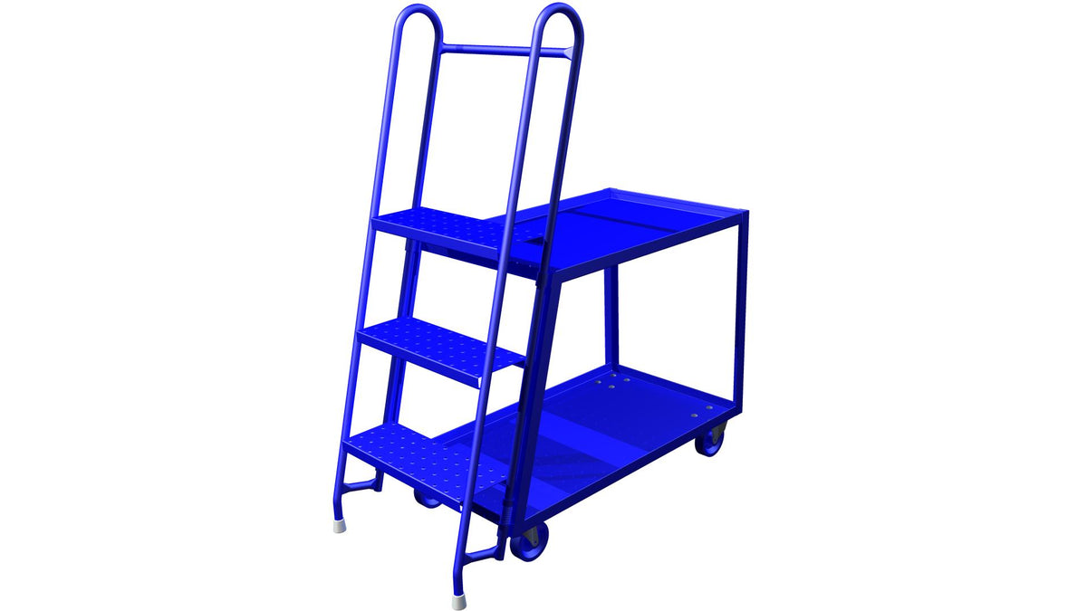 Utility Cart - Canway Two-Shelf Stock Picker 24" x 54" x 60" – Hansler ...