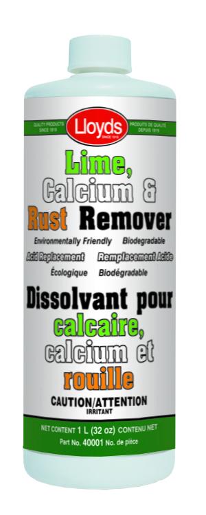 Lime, Calcium & Rust Cleaner - Lloyds Lime, Calcium & Rust Remover, 40 ...