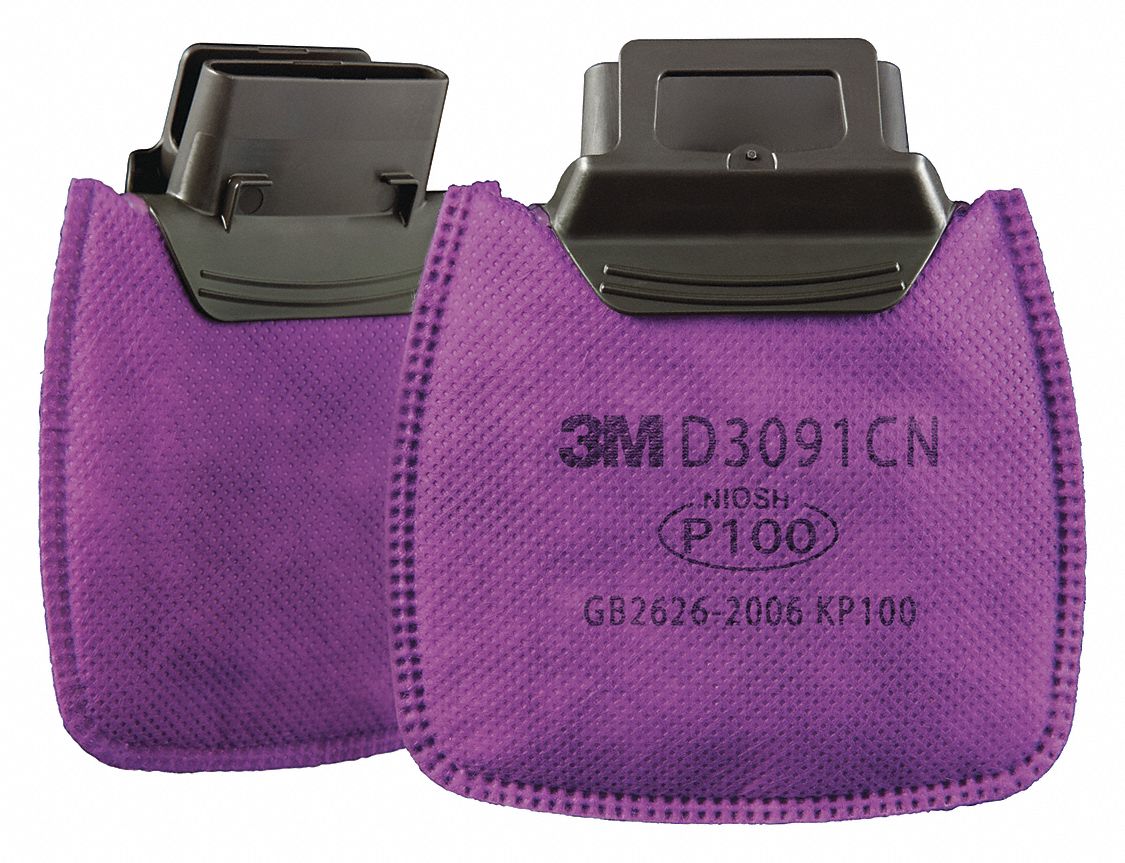 Respirator Filter - 3M Secure Click™ Particulate Filter (Case of 100 ...