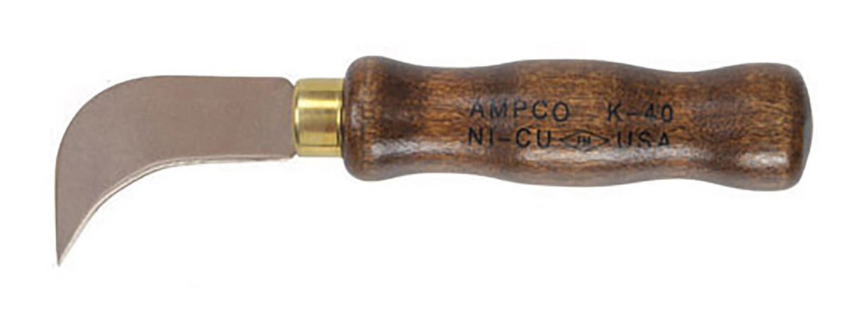 Flooring Knife - Ampco 4-9/16" Blade Linoleum Knife, K-40 – Hansler Smith