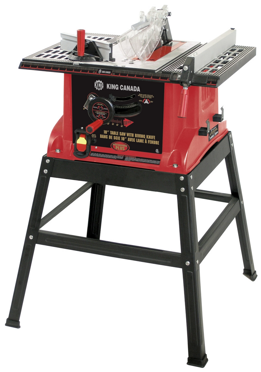 Table Saw - King Canada Performance Plus 10" Table Saw with Riving Kni ...