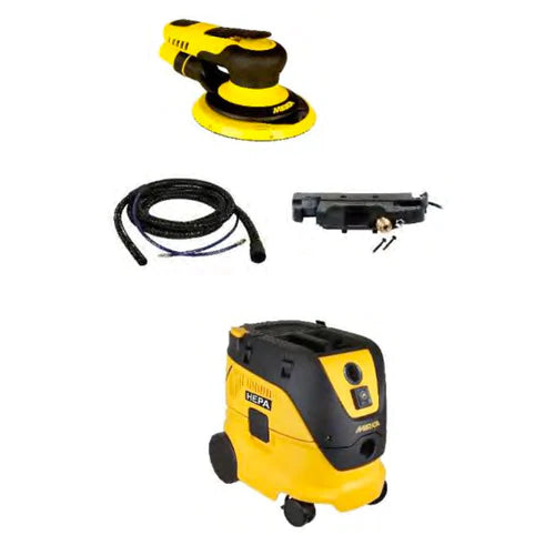 Dust Extractor Kit - Mirka® PROS 6"/5mm Pneumatic Sander & AFC Dust Ex ...