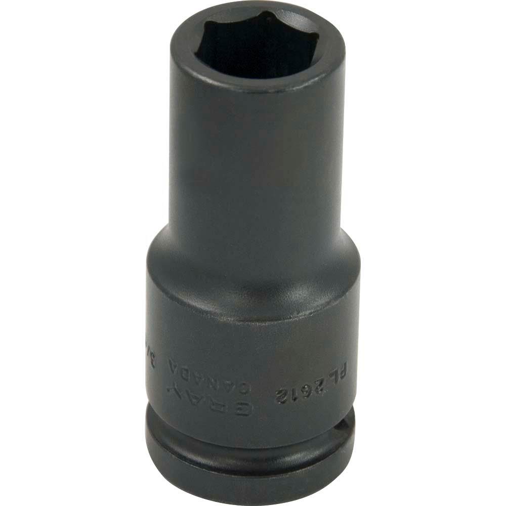 Socket - Gray Tools 3/4" x 3/4" Drive 6 Point Deep Length Socket, PL26 ...