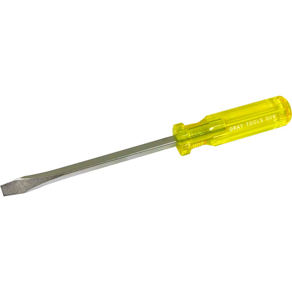 Screwdrivers - Gray Tools 6" Slotted Square Shank Screwdriver, S06 ...