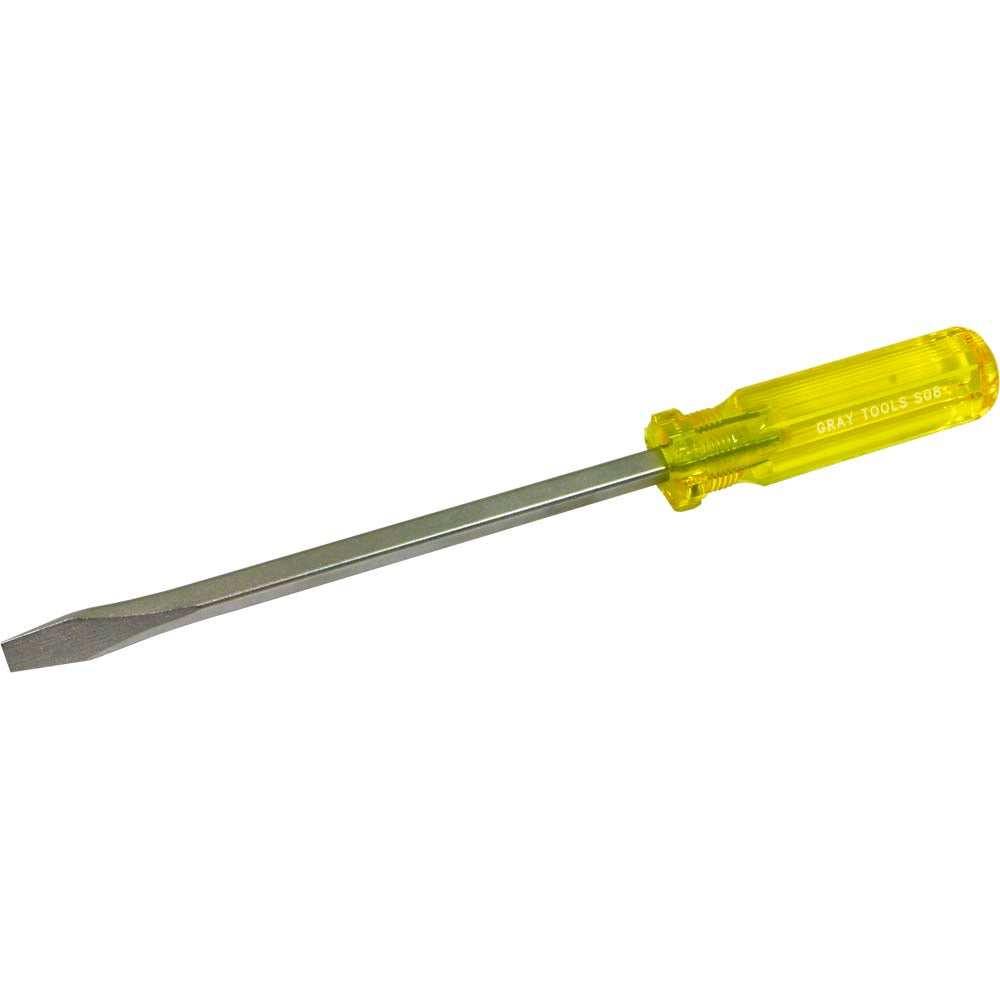 Screwdrivers - Gray Tools 8" Slotted Square Shank Screwdriver, S08 ...