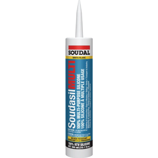Sealant - Soudal Soudasil Multi Silicone Sealant, 153247 / 153248 ...