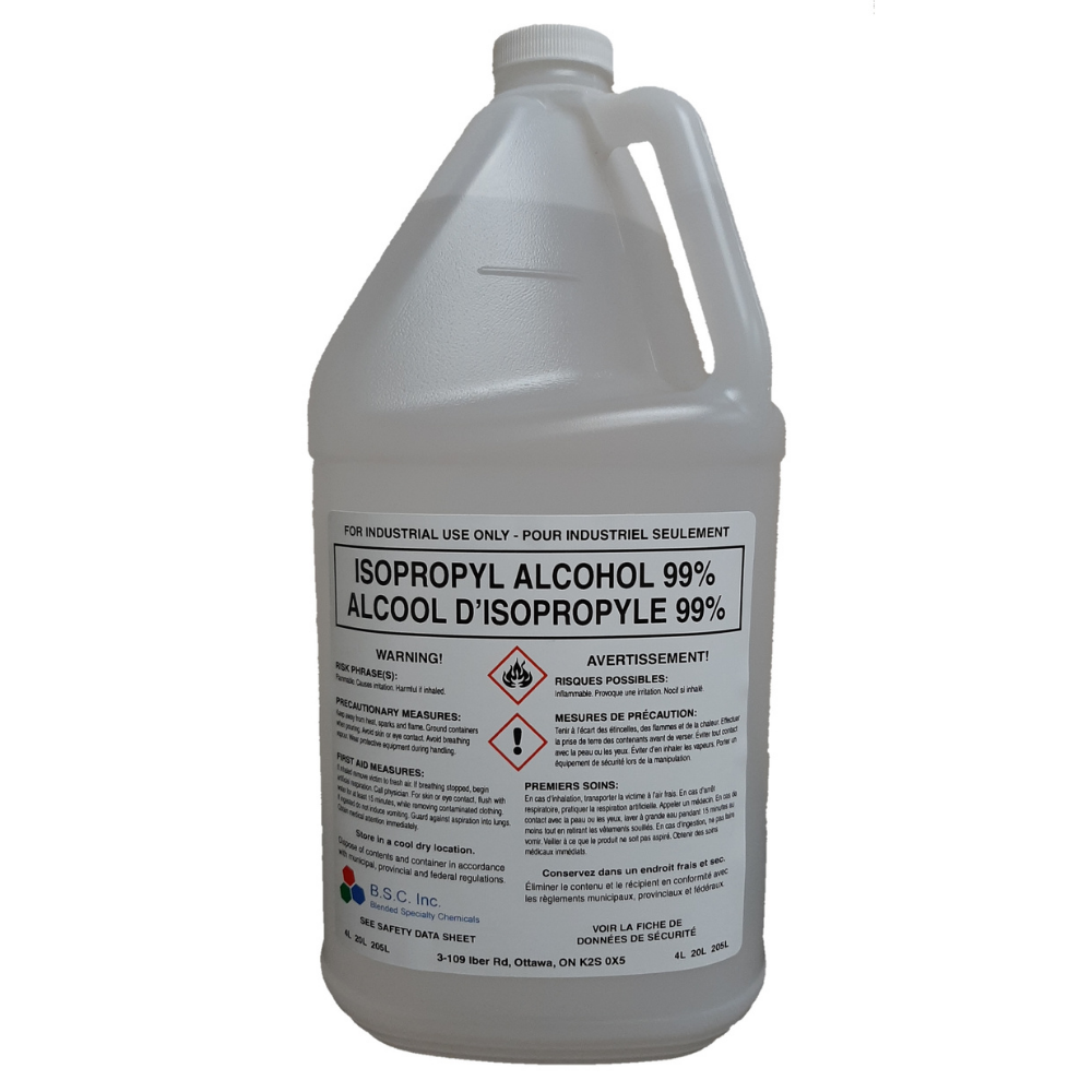 Isopropyl Alcohol - BSC 4 L, (Case of 4), ISOPROPYL-4L – Hansler Smith