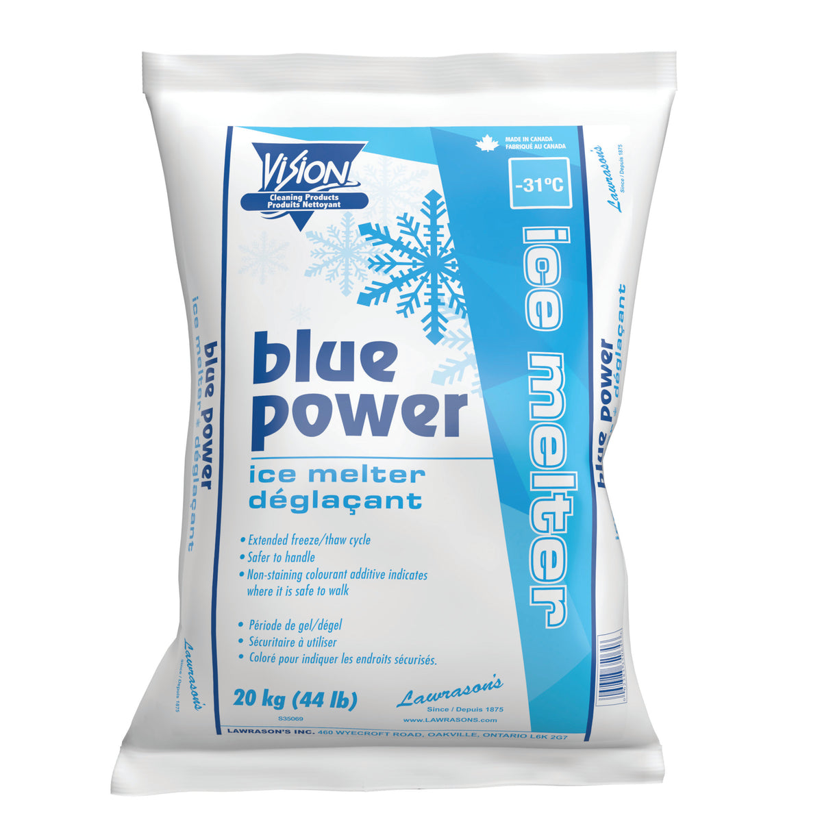 Salt (Ice Melter) - Lawrason's Vision Blue Power 20 kg S35069🍁 ...
