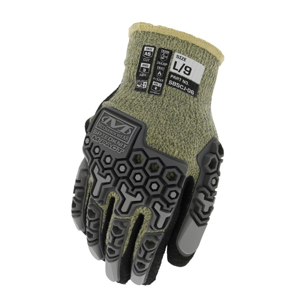 Work Gloves - Mechanix Wear SpeedKnit™ M-Pact® Arc Flash Coated-Knit W ...