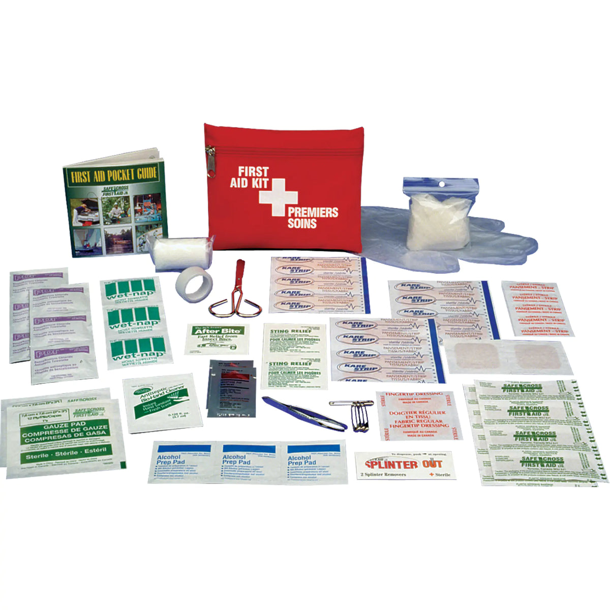 First Aid Kit - Safecross Class 1 Medical Device, Belt Pouch, 01350 ...